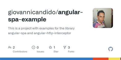 Github Giovannicandidoangular Spa Example This Is A Project With Examples For The Library