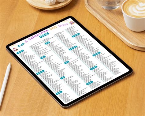 2026 National Days Calendar Silly Holidays And Fun Days Social Media