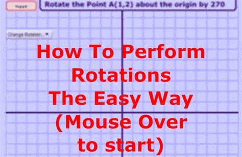 How To Perform Rotation