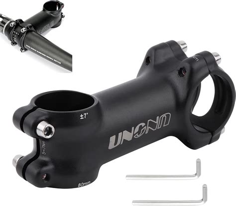 Aedcbaide Bike Stemadjustable ± 7 Degree Handlebar Stem318 80mm