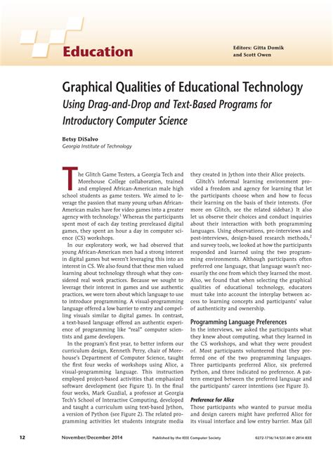 Pdf Graphical Qualities Of Educational Technology Using Drag And