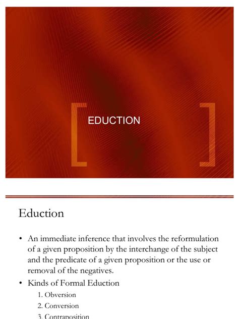 Rules In Conversion Obversion Contraposition And Inversion Pdf