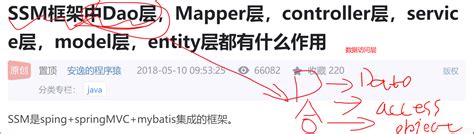 Controller、entity、mapper、service都是干什么的？controller Mapper Service Csdn博客