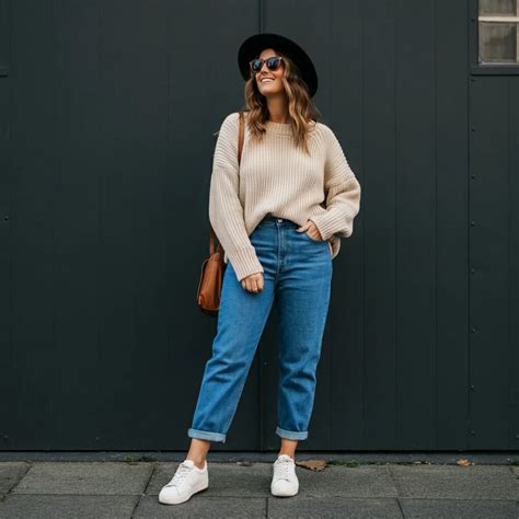 25 Mom Jeans Outfits That Are Comfy And Stylish