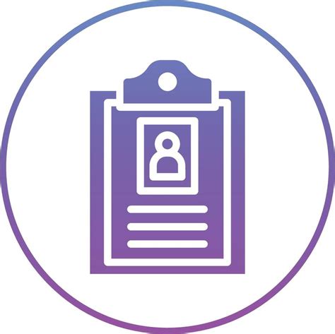 Patient Pofile Vector Icon 38118711 Vector Art At Vecteezy