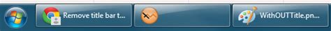 c remove title bar text of a wpf window but keep status bar text