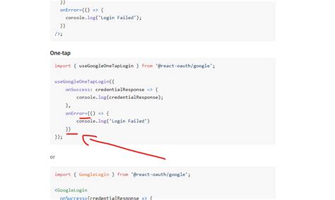 error syntax on npm doc · issue 42 · momensherif react oauth · github