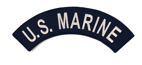 Us Marine Top Rocker Abc Patches