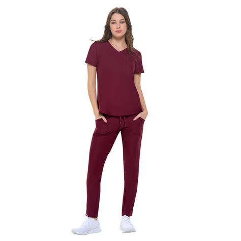 Womens Ultra Stretch Form Fitting Scrub Set Style 8600set