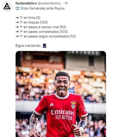 Enzo Fernández La Rompió En Benfica Y Le Dará 2 Millones De Euros Más A