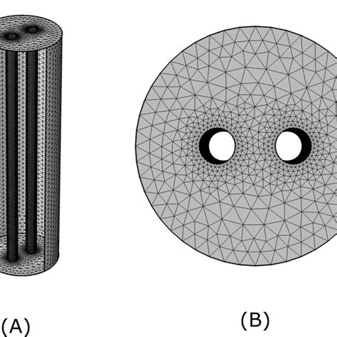 configuration of the mesh for finite element simulation a mesh