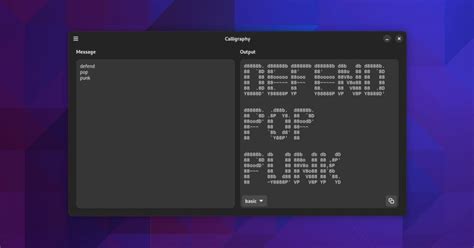 Quickly Create Cool Ascii Text Art On Linux With Calligraphy Omg Linux