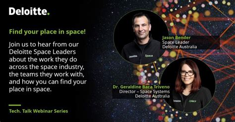 Deloittesea Techtalk Spacetechnologies Emergingtech Deloittecareers Deloittespace Deloitte
