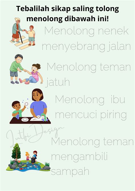 Gambar Tolong Menolong