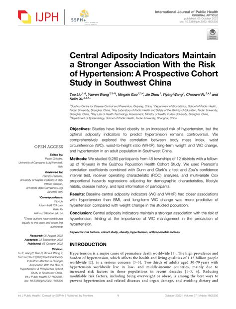 Pdf Central Adiposity Indicators Maintain A Stronger Association With