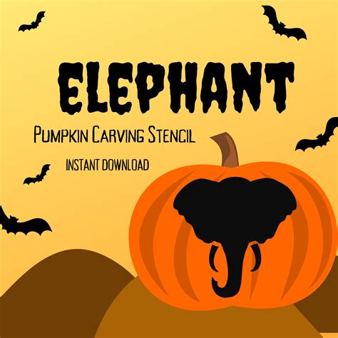 Elephant Pumpkin Carving