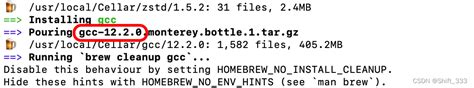 在macos 上 使用brew 部署c gcc编译环境 macos gcc csdn博客