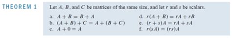 Linear Algebra Final Theorems Chap Flashcards Quizlet
