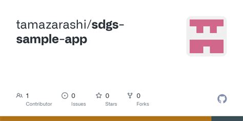 GitHub Tamazarashi Sdgs Sample App