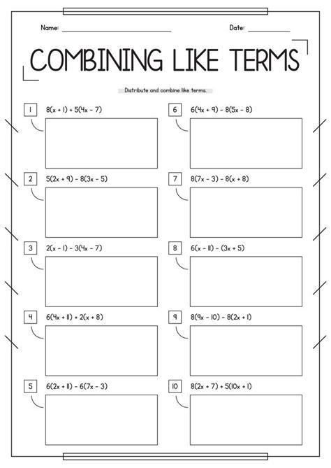 Combining Like Terms Artofit