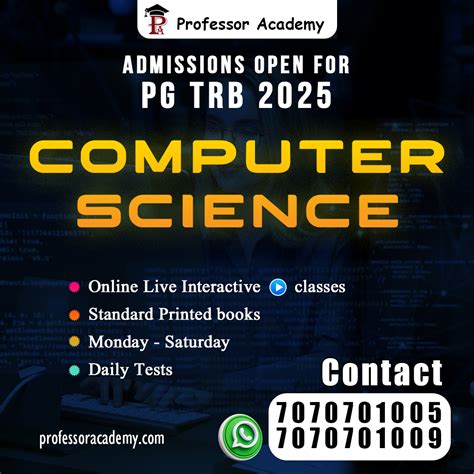 Trb Coaching For Computer Science Online Course 917070701005