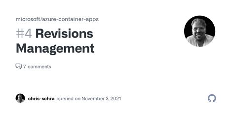 Revisions Management · Issue 4 · Microsoftazure Container Apps · Github