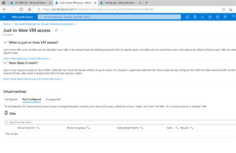 Vm Shows Up After Waiting For 1 Hour In Just In Time Vm Access Under