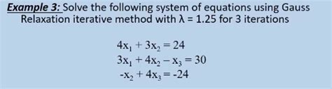 Solved Example 3 Solve The Following System Of Equations