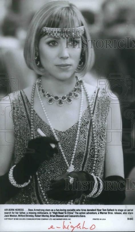 1983 Press Photo Bess Armstrong In High Road To China Cvp10602