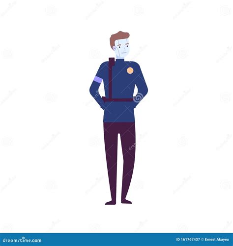 Ai Robot Flat Vector Illustration Robotized Assistant Helper