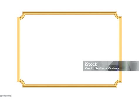 골드 반짝이는 빈티지 사각형 프레임입니다 럭셔리 사실적인 사각형 테두리 인증서 수상 스탬프 비네트 청첩장 인사말 카드 다양한 디자인을위한 개체 모형 벡터 일러스트 레이 션
