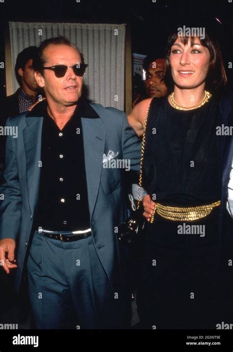 Jack Nicholson And Anjelica Huston Circa 1980s Credit Ralph