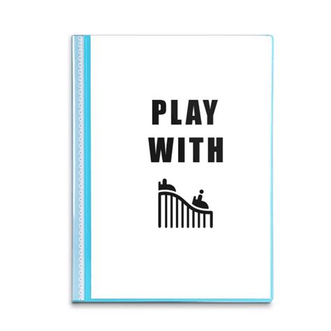 Roller Coaster Game Art Deco Fashion Book Sheet Protectors Portfolio