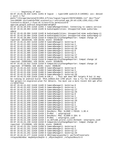 Log Cat 1709797280881 Pdf Java Programming Language Computer