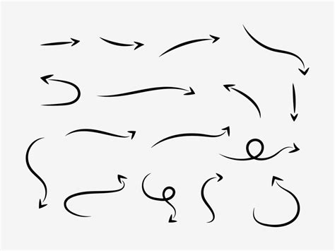 Vector Arrows Set Pixcrafter