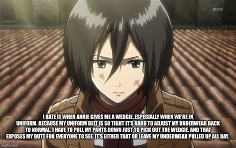 Mikasa Wedgie 2 By Shdwabc On Deviantart