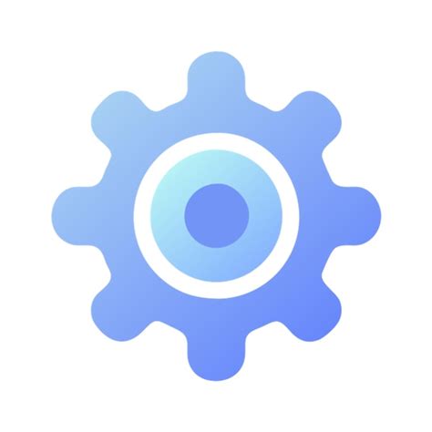 Settings Icon Colored Shapes Gradient Premium Ai Generated Vector