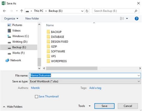 √ pengertian workbook pada excel dan bagiannya