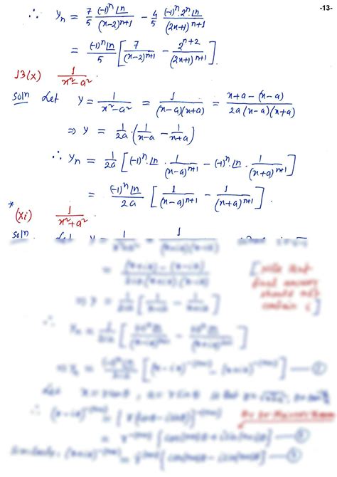 SOLUTION: Successive differentiation examples - Studypool