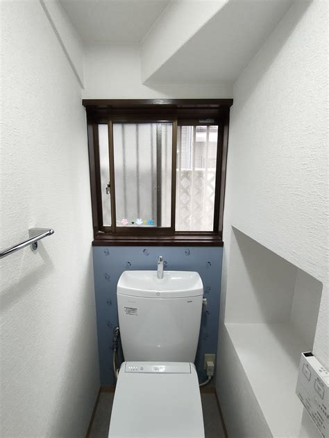 【ブログ】現場リポート～トイレ壁紙貼替工事～