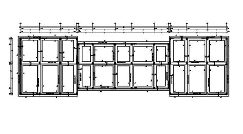 D Design Of Wall Formwork Plan Of Floor In Detail AutoCAD Drawing CAD File Dwg File Cadbull