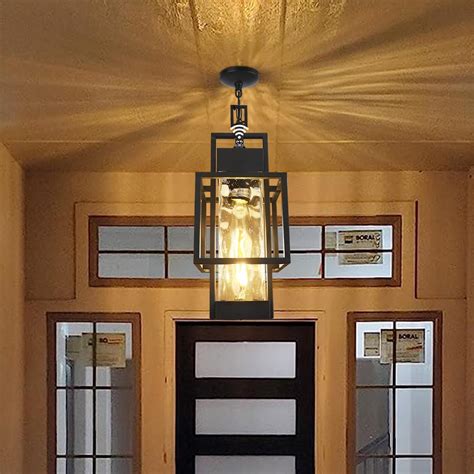 Buy Partphoner 15 Dusk To Dawn Outdoor Pendant Light Exterior Hanging