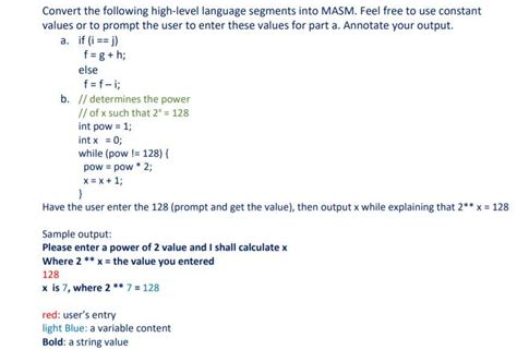 Solved The Assignment Consists Of TWO Different Codes That Chegg