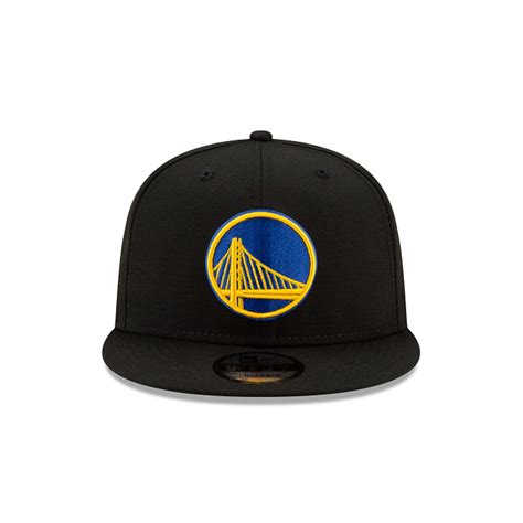 Golden State Warriors Basic Black 9fifty Snapback Hat New Era Cap
