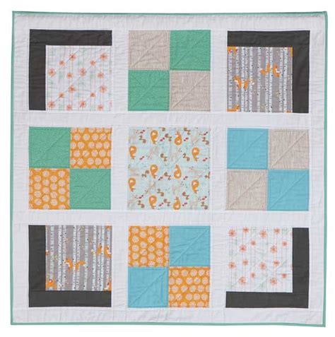 Four Patch Fun Quilt Kit ConnectingThreads Com