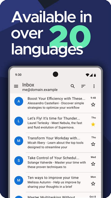 Thunderbird Free Your Inbox F Droid Free And Open Source Android