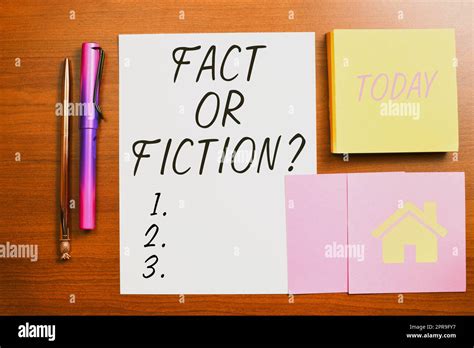 Text Caption Presenting Fact Or Fiction Concept Meaning Is It True Or Is False Doubt If