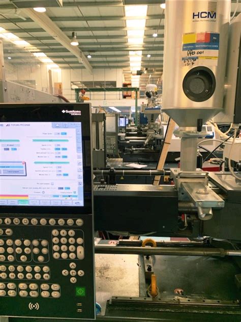 A View Along Part Of Our Mouldshop Today All The Machines Working And