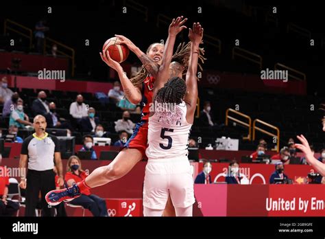 Brittney Griner 15 Of Usa During The Olympic Games Tokyo 2020