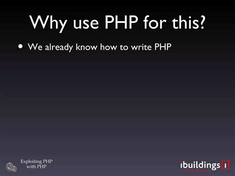 Exploiting Php With Php Ppt